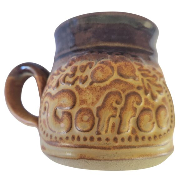 Unbranded | Kitchen | 3d Relief Coffee Mug Rustic Pottery Stoneware Mug ...